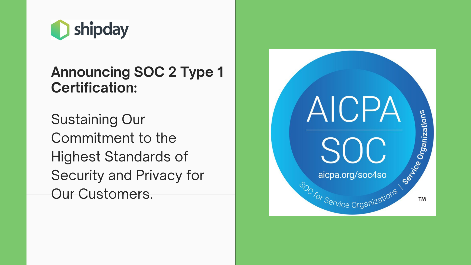 Building Trust: Shipday's SOC 2 Certification Explained