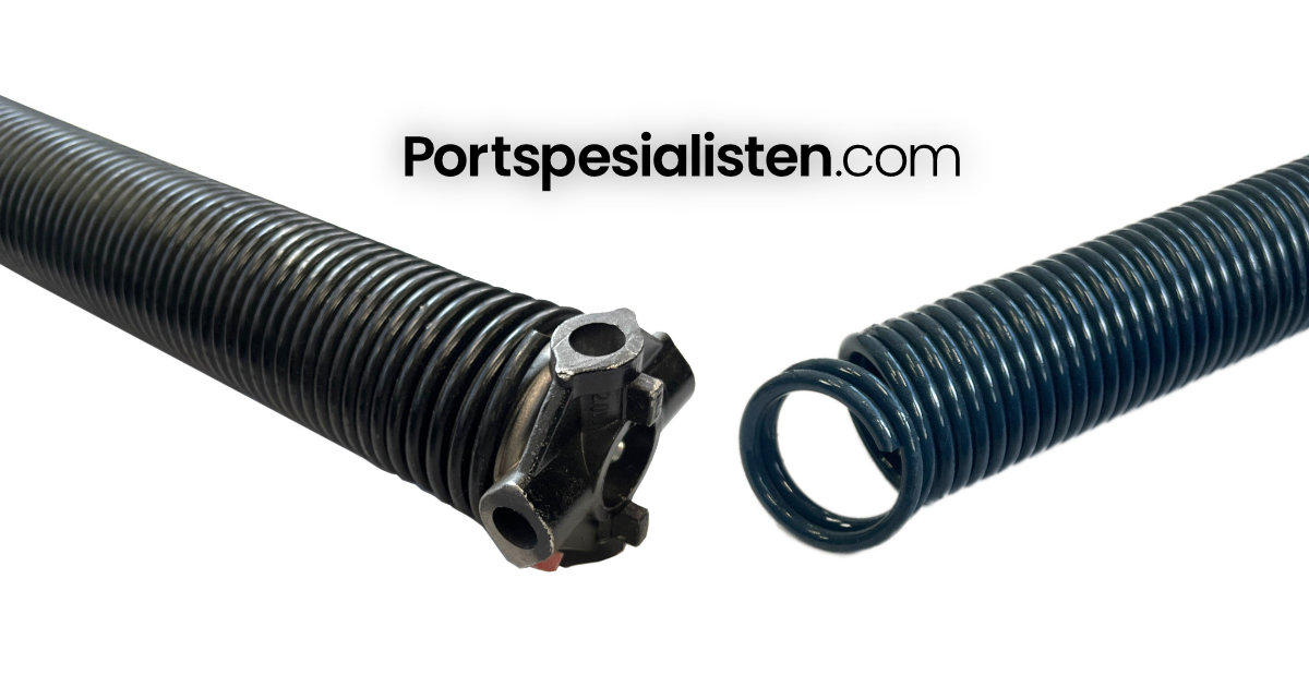 Fjær til garasjeport - Reservedeler og slitedeler