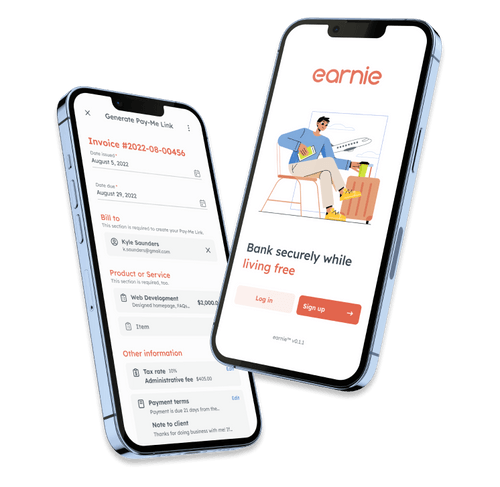 earnie™ | Global banking for global digital professionals