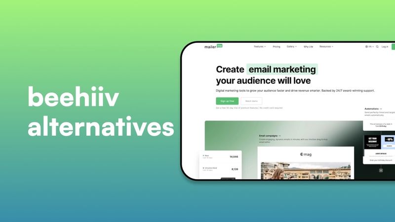10 jaw-dropping newsletter landing page examples in 2024 | Marketer Milk