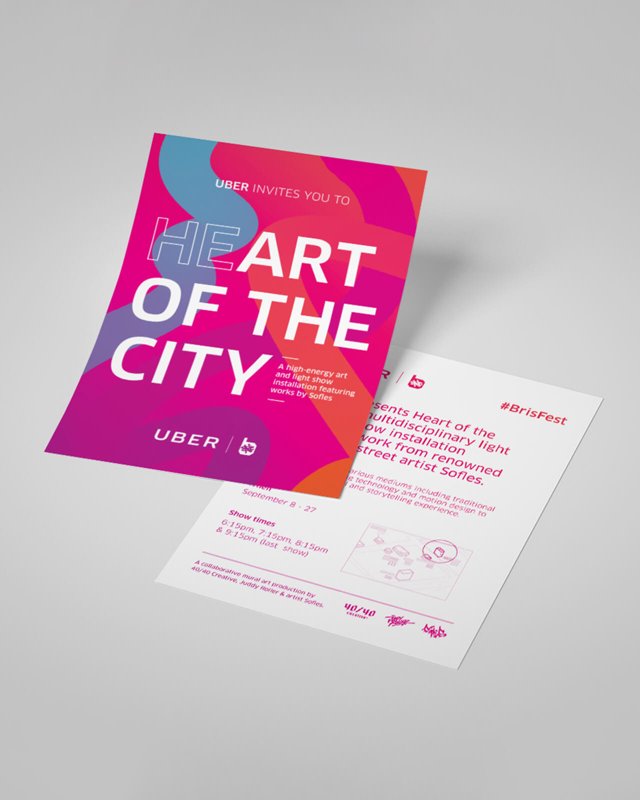 Uber 'HeART of the City' - Brisfest Campaign