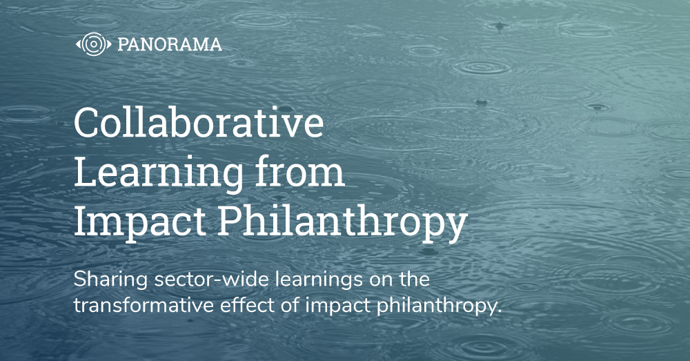Collaborative Learning for Impact Philanthropy | Panorama Global