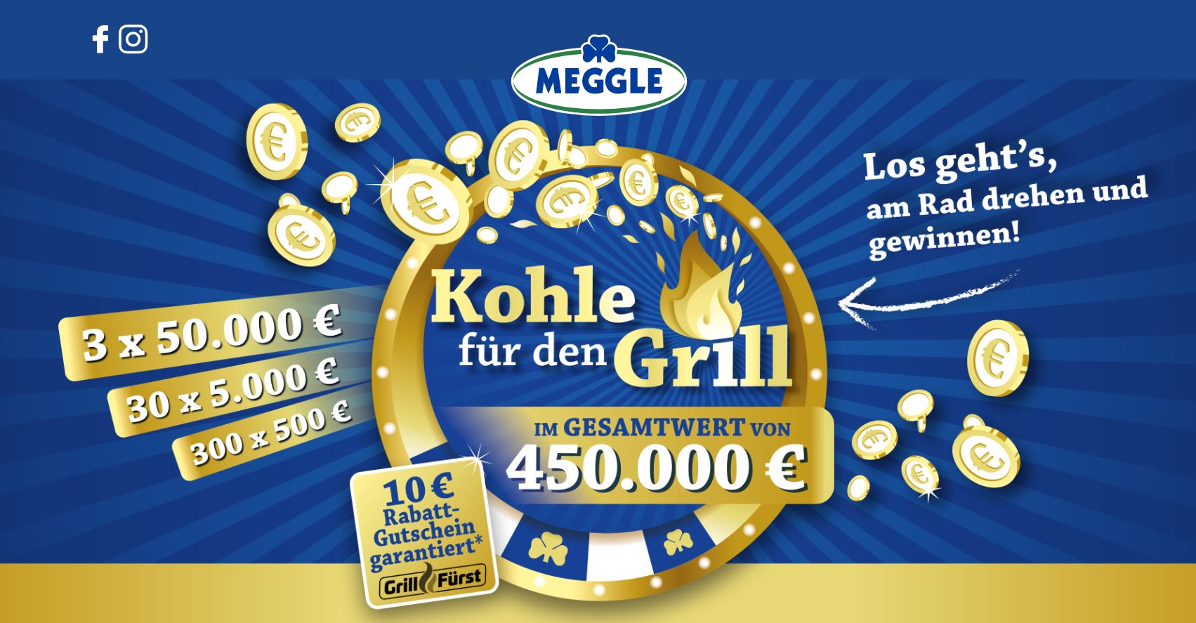 Viva Marketing Case Study: Meggle Kohle für den Grill Aktion