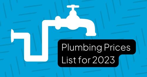 Plumbing Prices List for 2023 | AroFlo