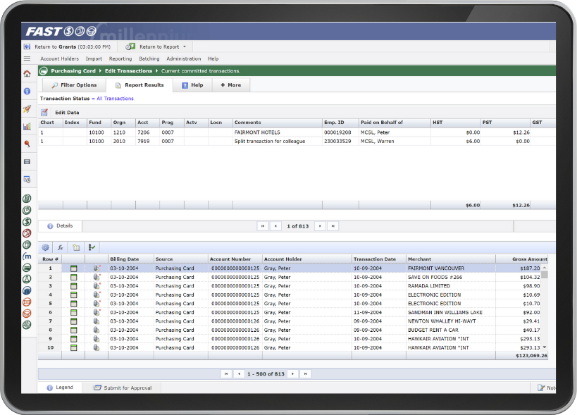 Millennium Software | FAST Financial Reporting Platform