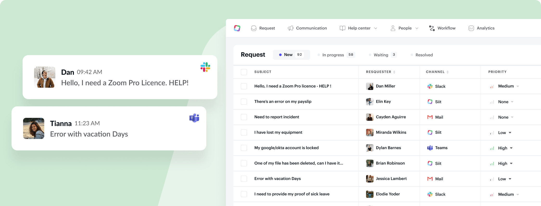 Internal Help Desk software for compliance | Siit