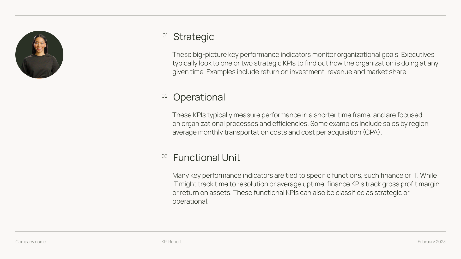 Colossyan's KPI report templates