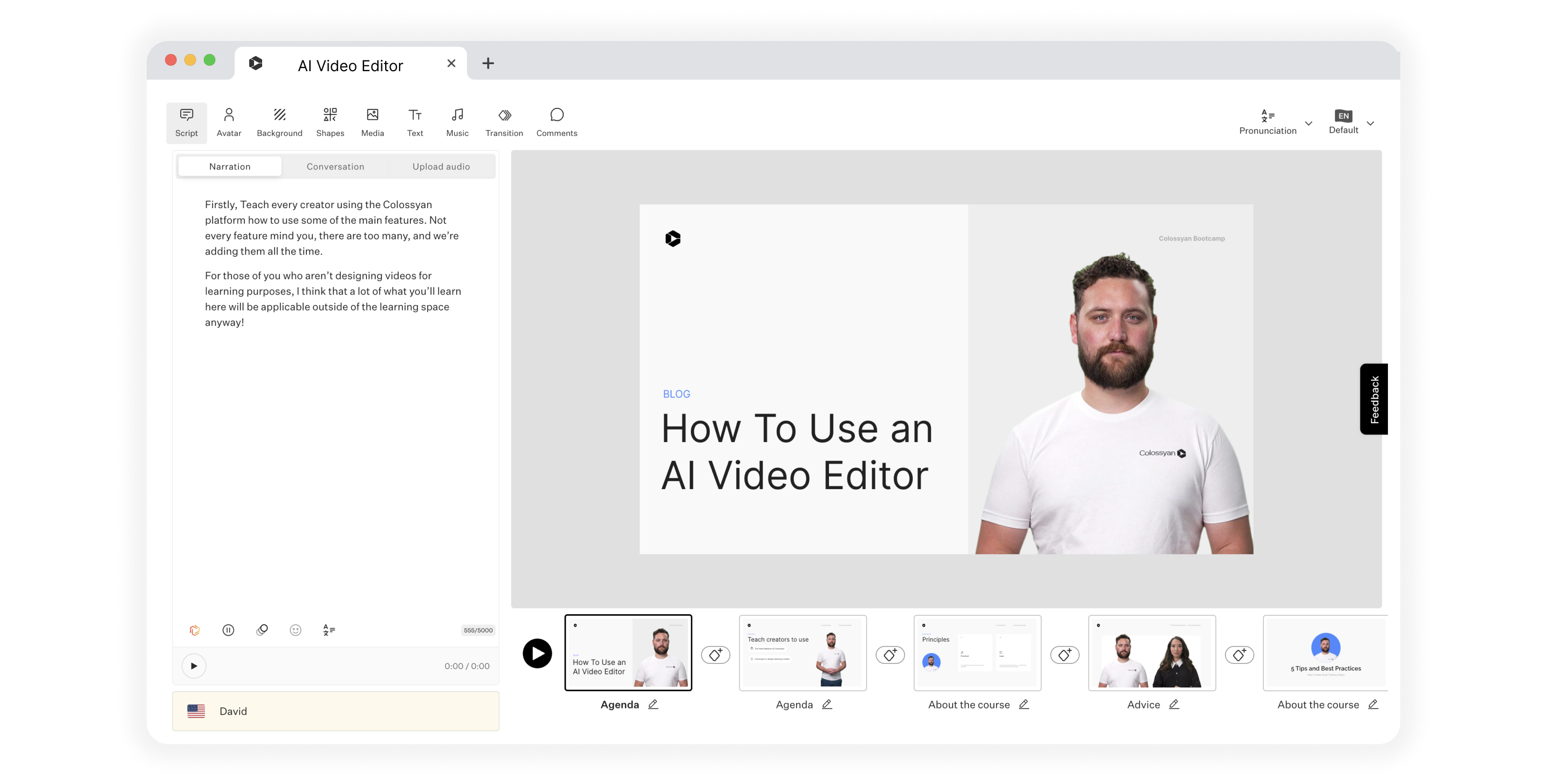 How To Use an AI Video Editor | Colossyan Creator