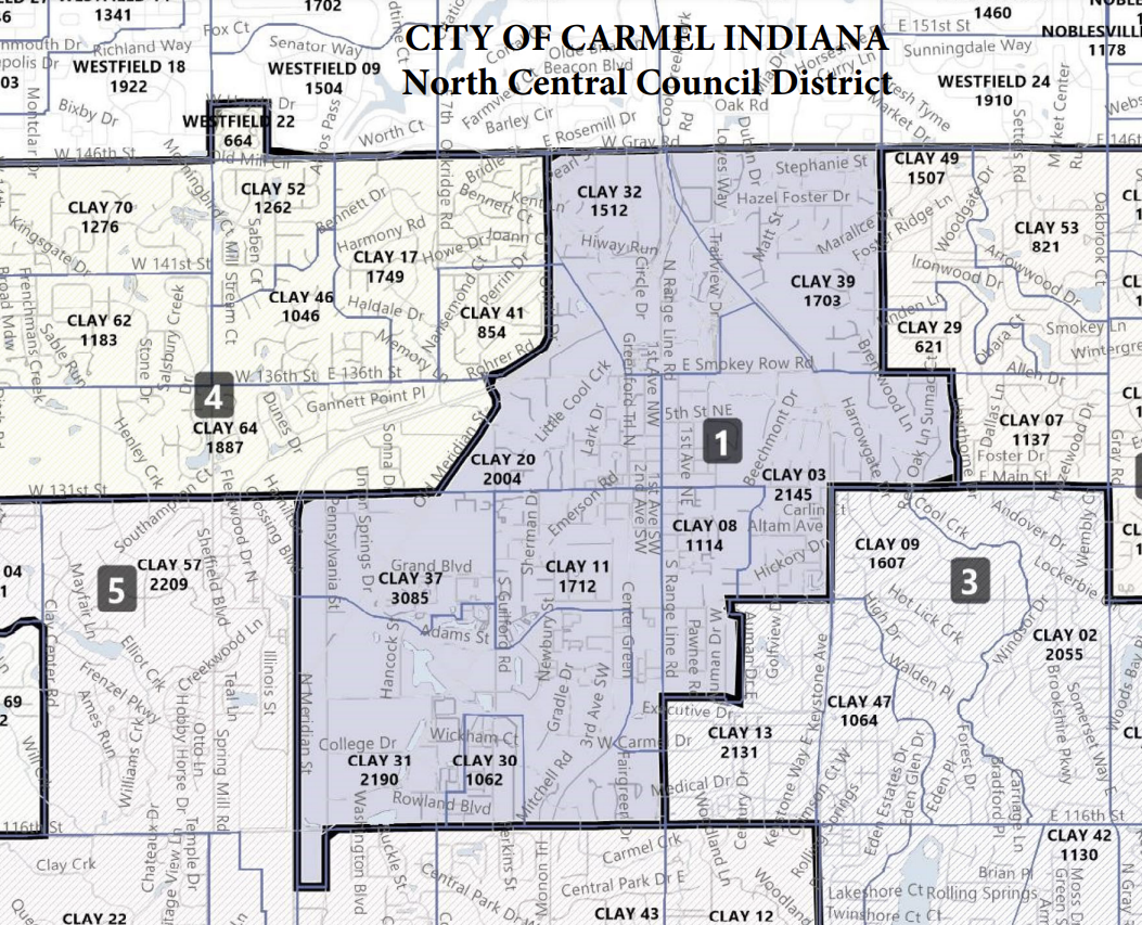 Carmel Democratic Committee | District Maps
