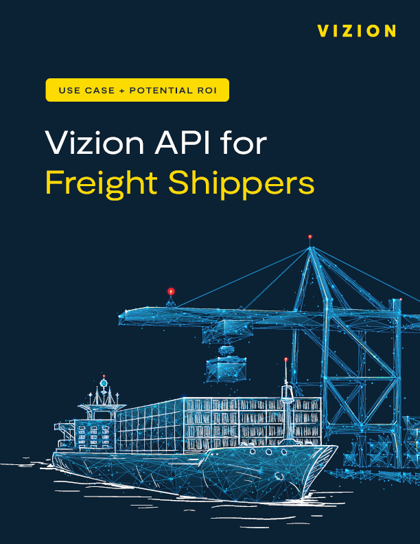 VIZION Use Case Guide for Shippers | VIZION