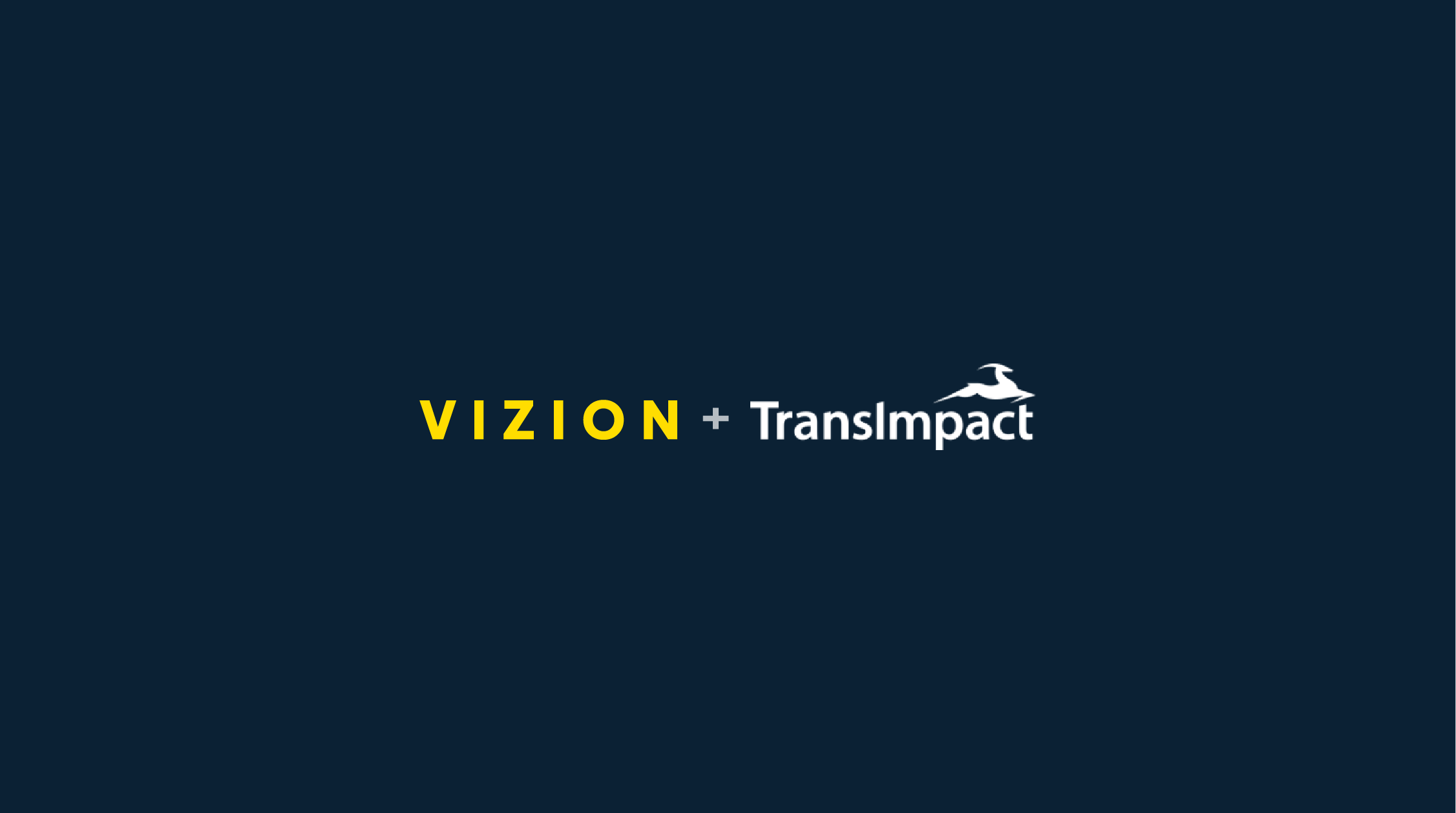 TransImpact & Vizion Announce Strategic Partnership | VIZION