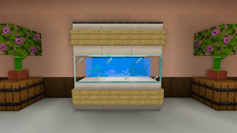 Small Aquarium + Stand by cathialoria | Minecraft Build Tutorial