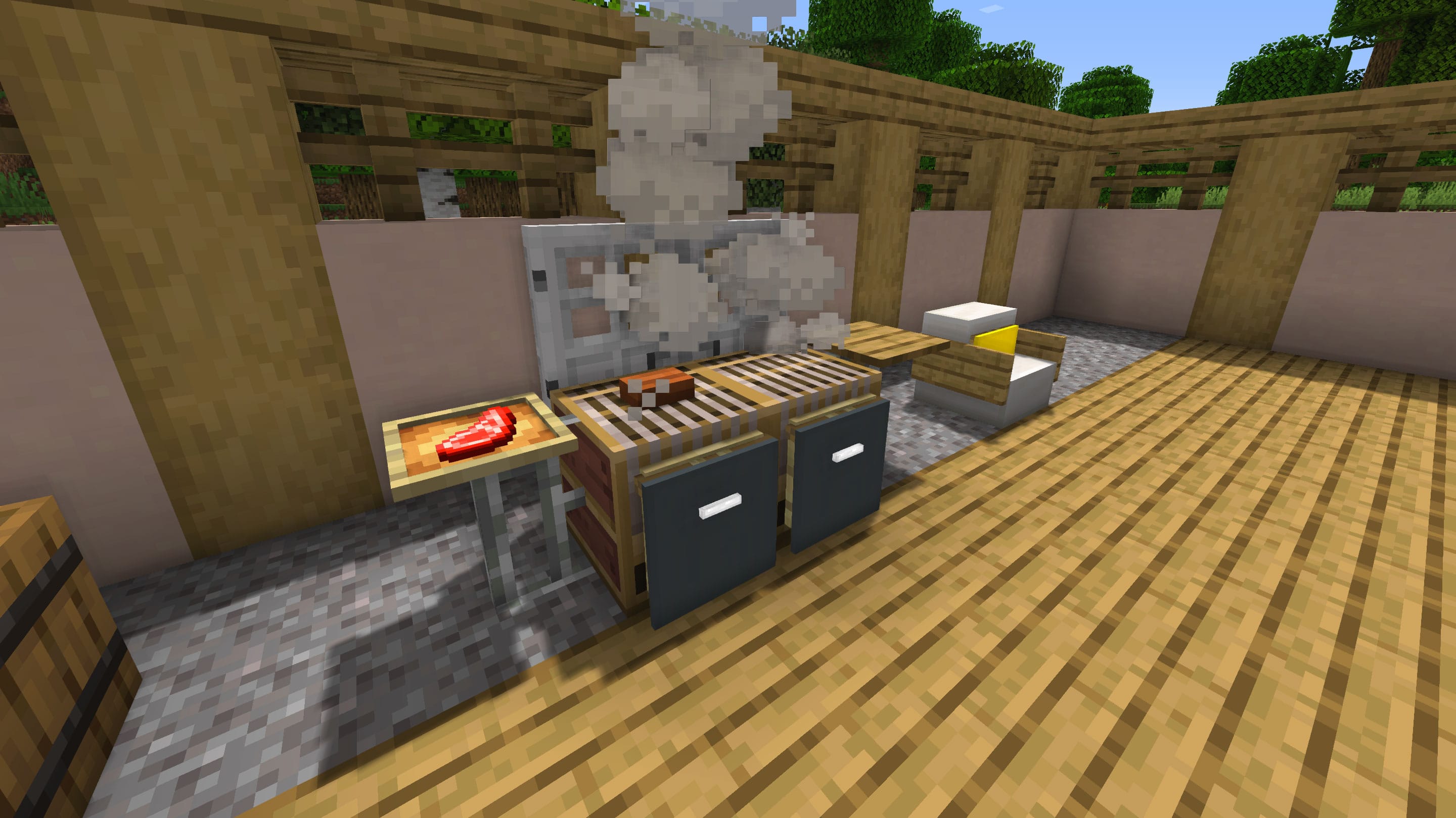 Barbeque Cooker by IamPixel | Minecraft Build Tutorial