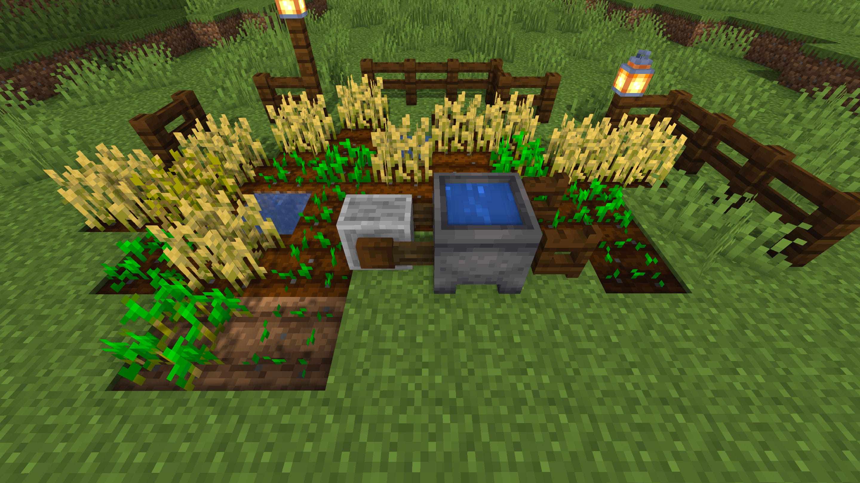 Cauldron Wheelbarrow by JotBot | Minecraft Build Tutorial