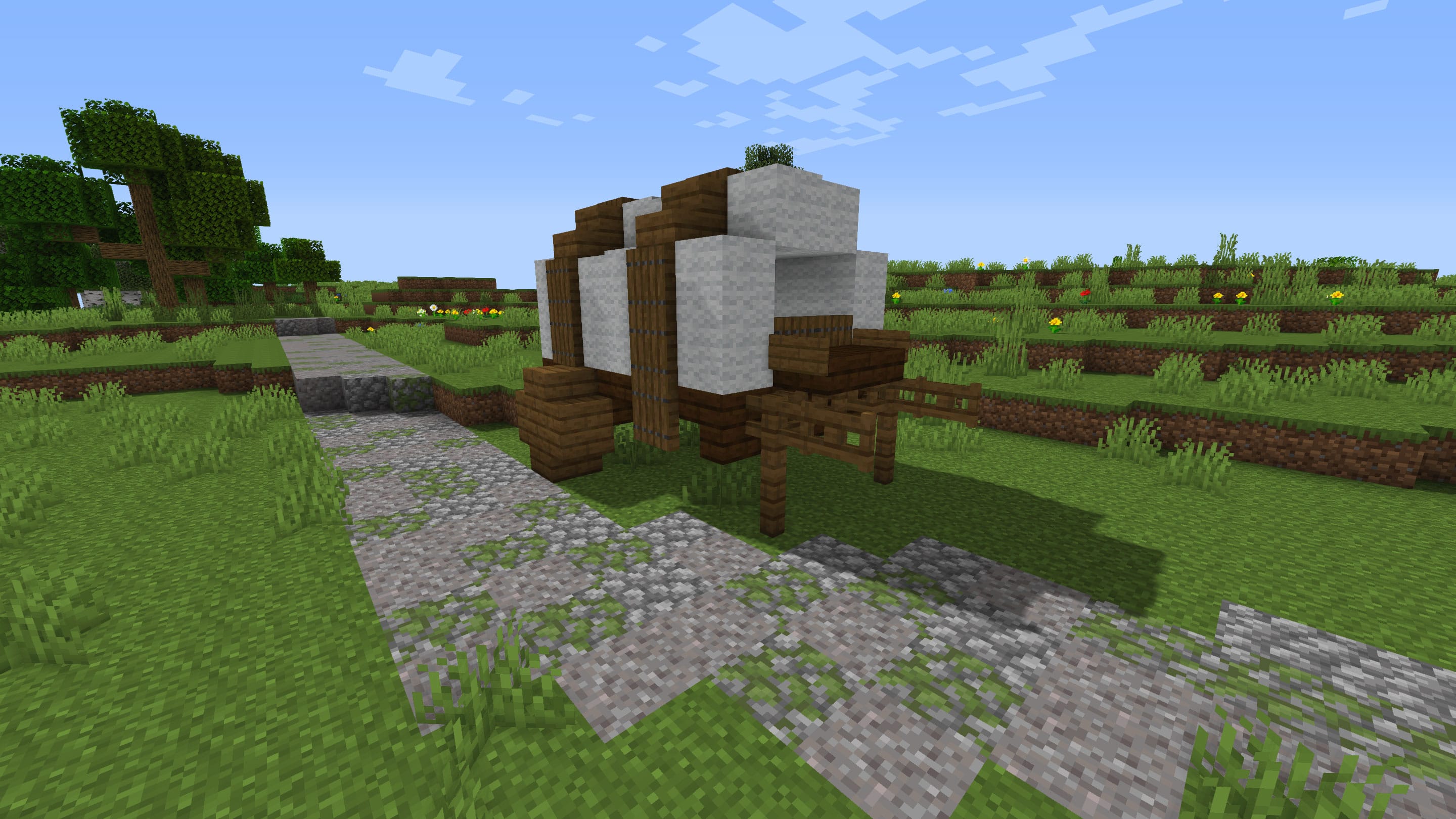 Covered Wagon by JotBot | Minecraft Build Tutorial