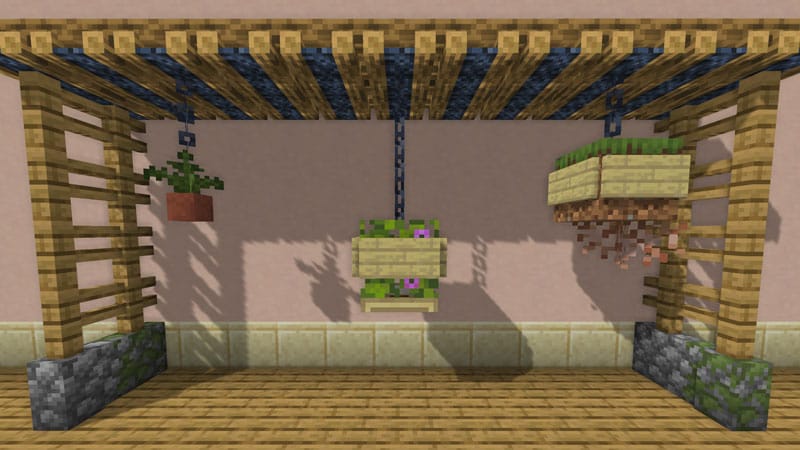 Potted bushes by jgerecke | Minecraft Build Tutorial