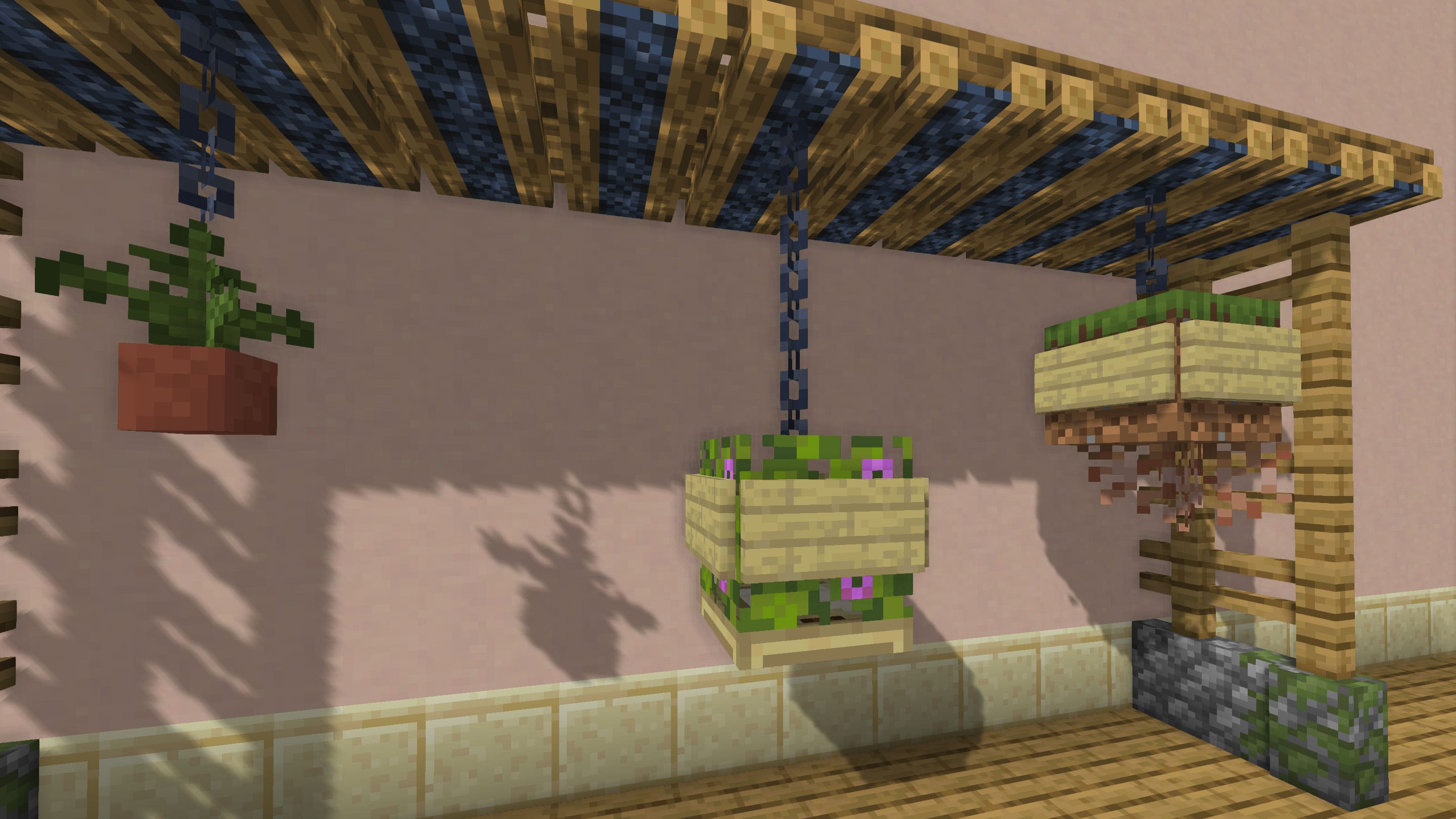 Hanging Potted Plants by cathialoria | Minecraft Build Tutorial
