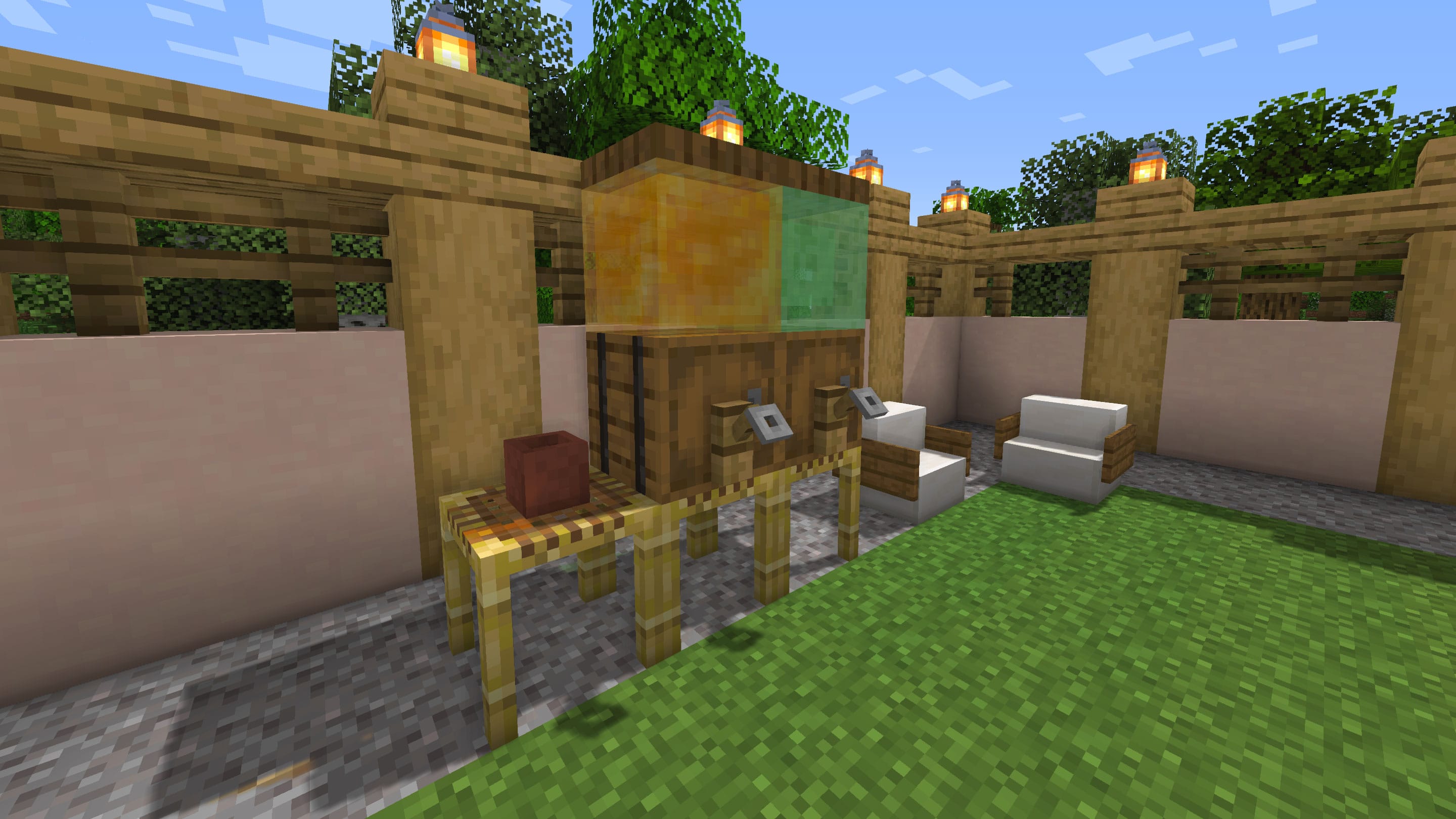 Juice dispensers by JotBot | Minecraft Build Tutorial