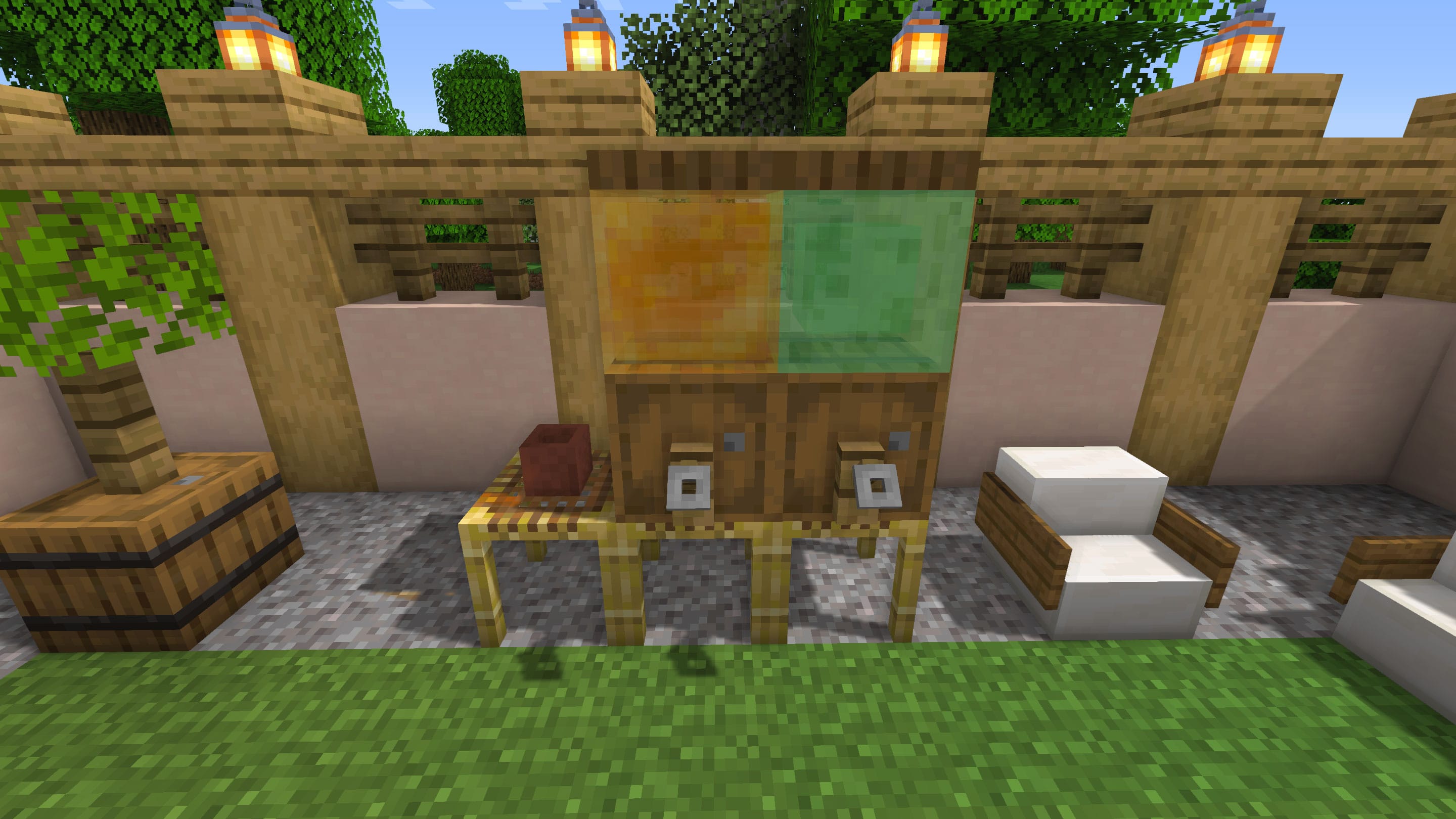 Juice dispensers by JotBot | Minecraft Build Tutorial