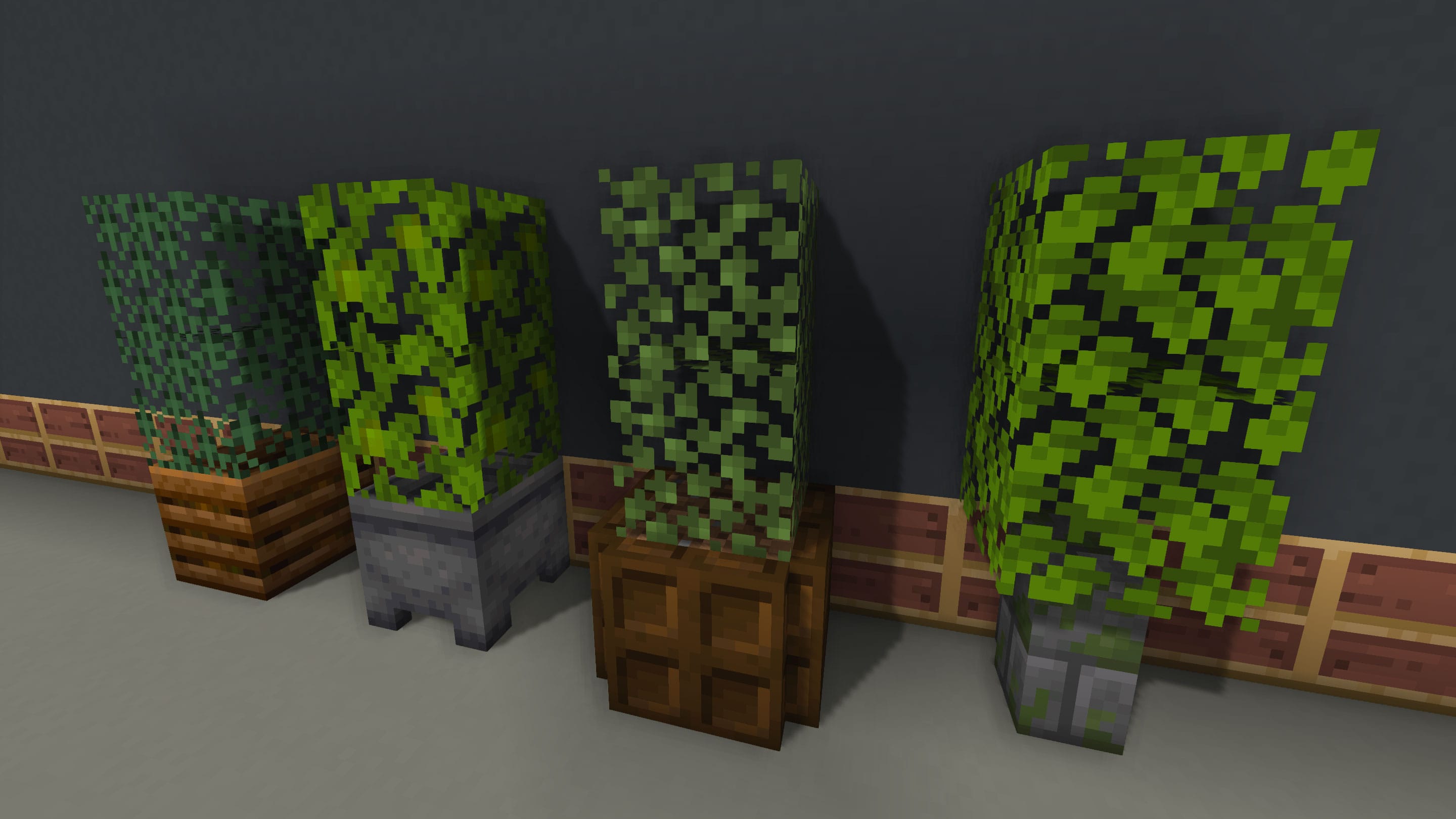 Potted bushes by jgerecke | Minecraft Build Tutorial