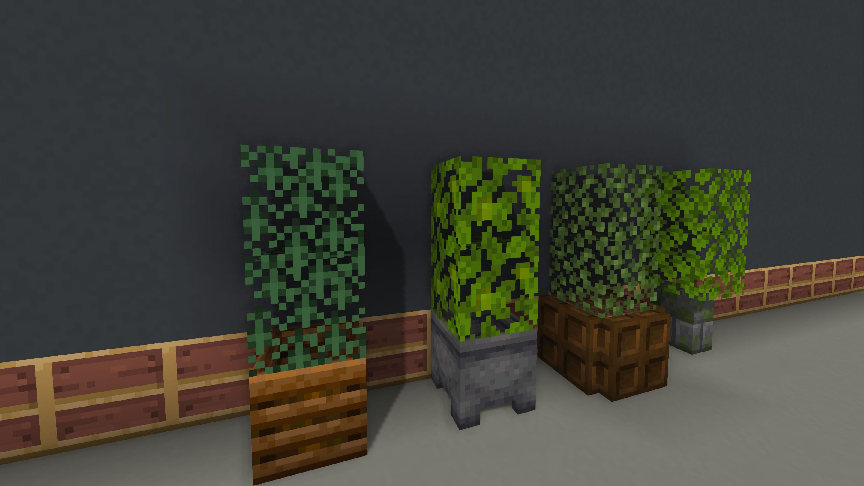Potted bushes by jgerecke | Minecraft Build Tutorial