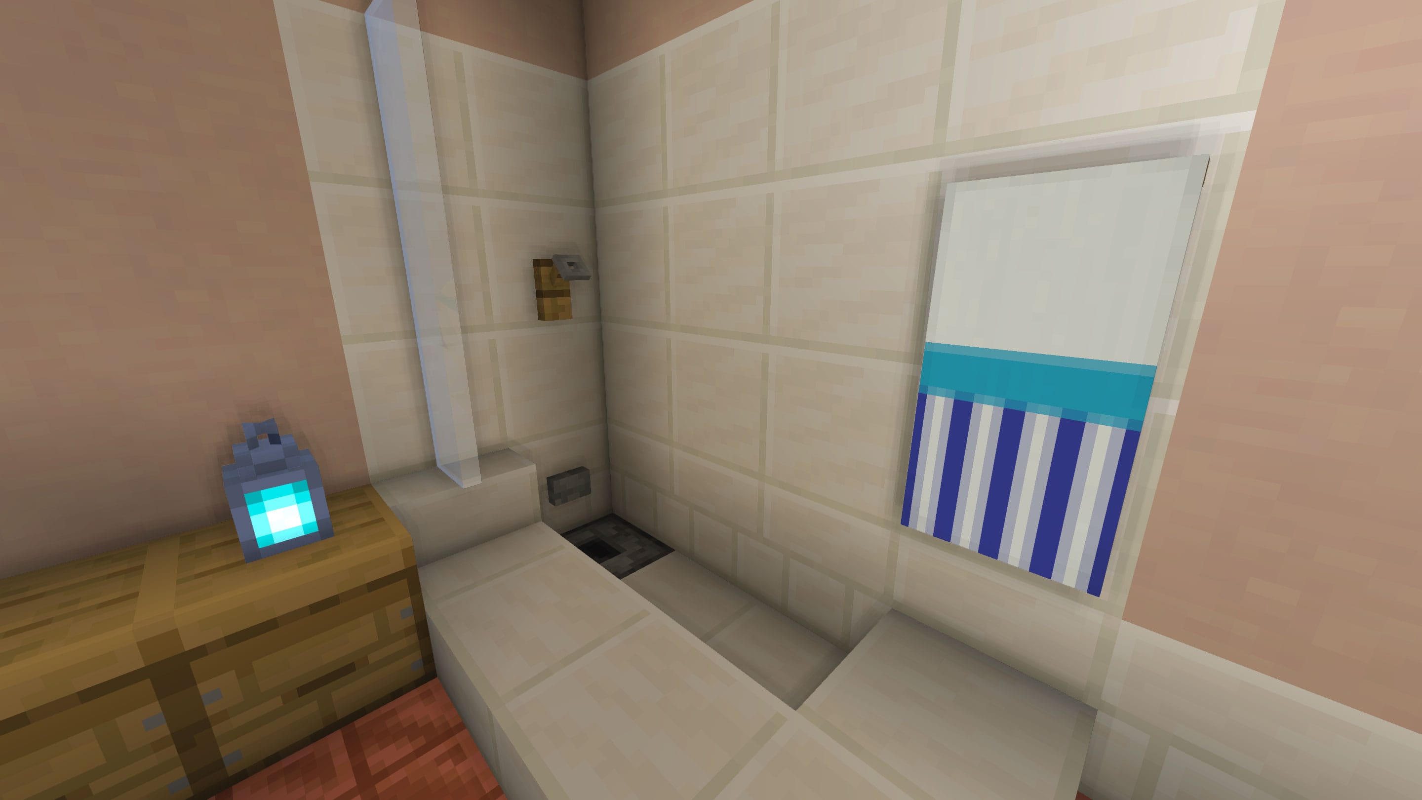 Tub-Shower combo by cathialoria | Minecraft Build Tutorial