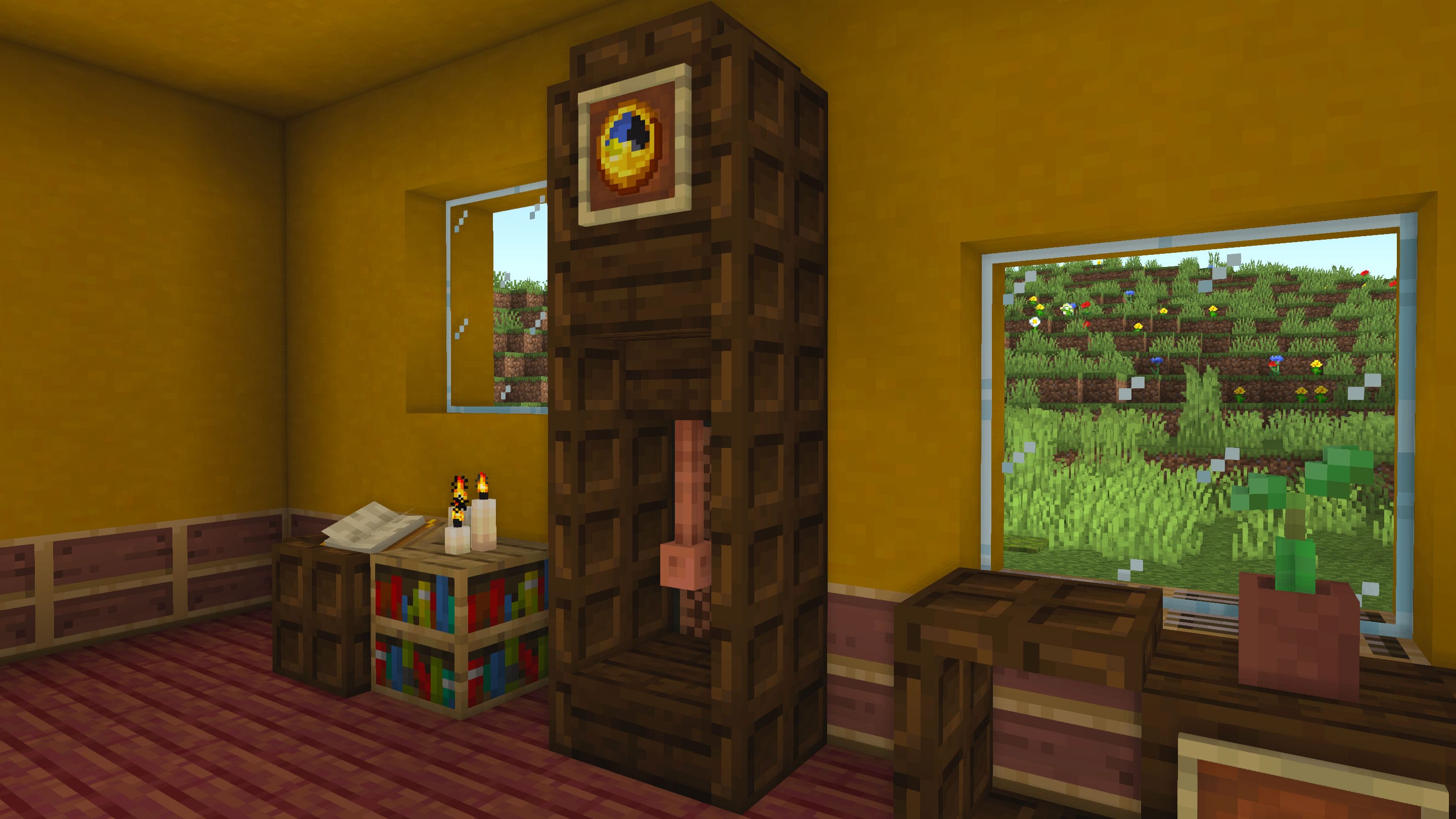 Grandfather Clock By JotBot Minecraft Build Tutorial