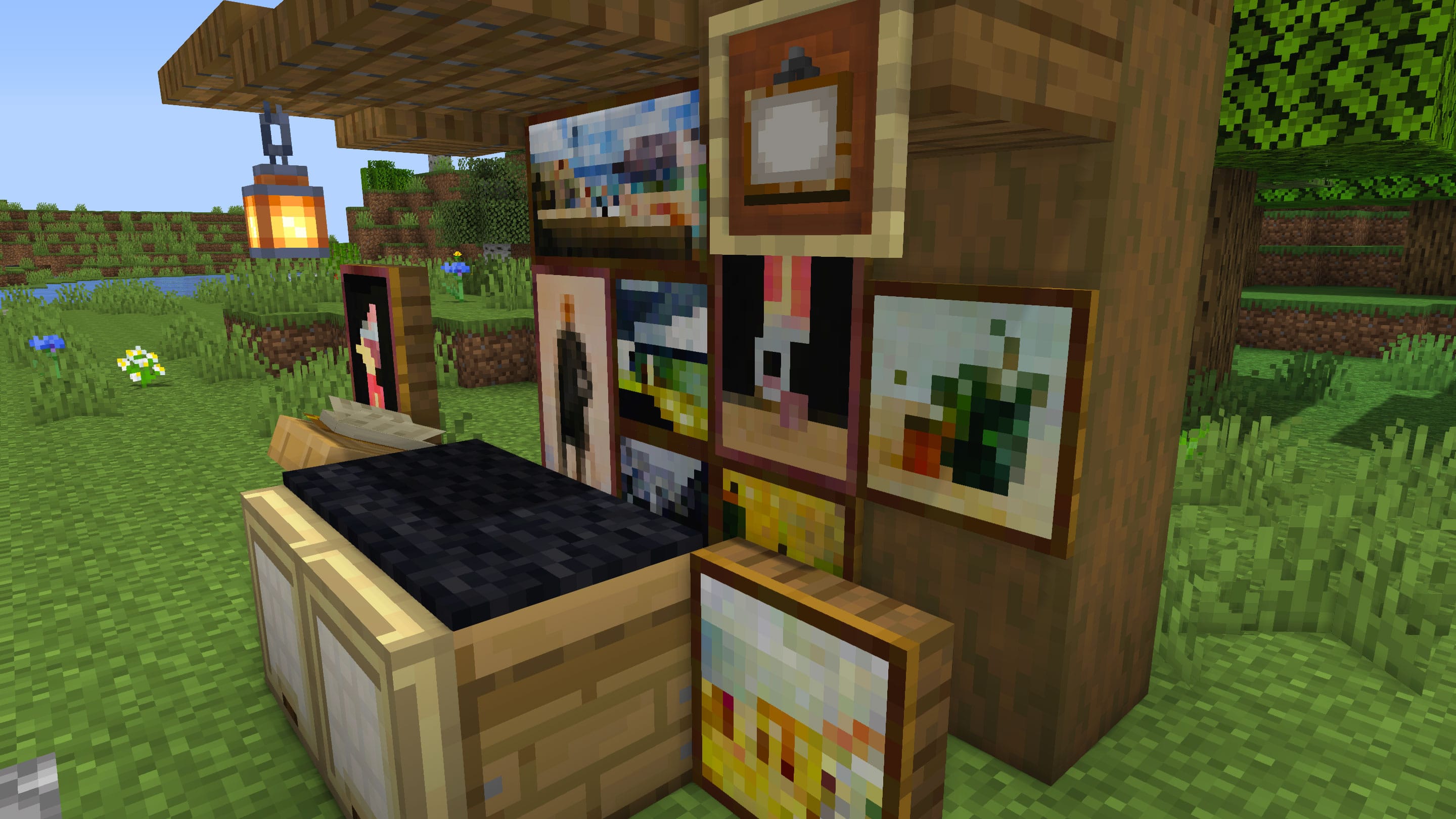 Artist booth by IamPixel | Minecraft Build Tutorial