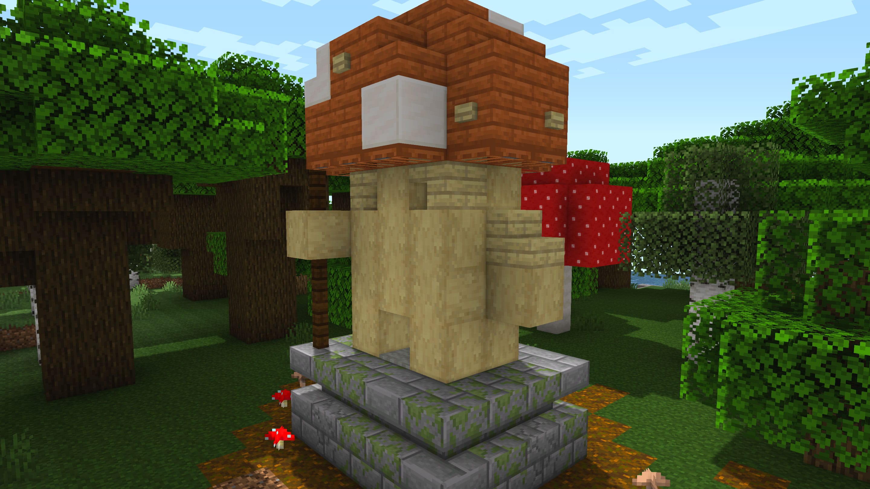 Mushroom guardian by JotBot | Minecraft Build Tutorial
