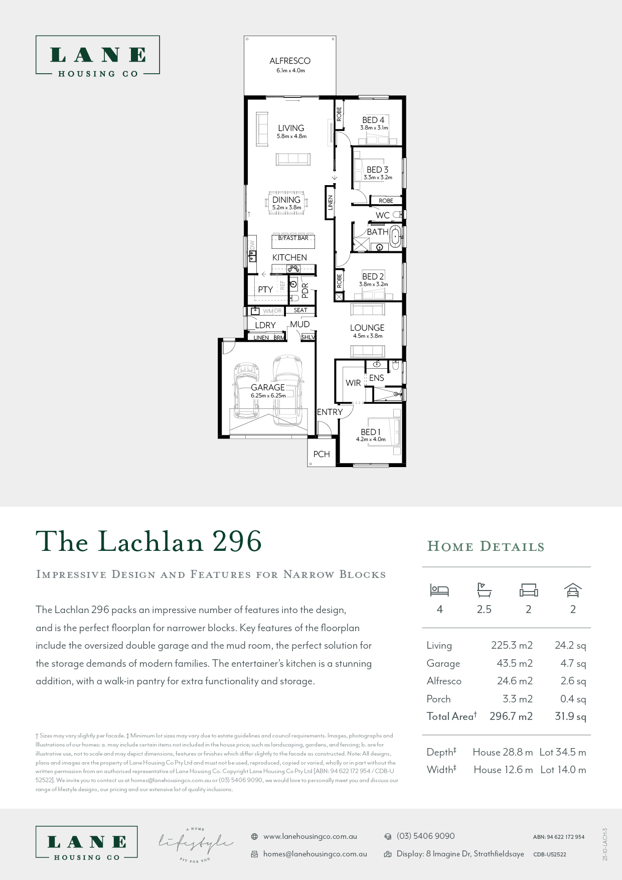 The Lachlan Home Design | Lane Housing Co