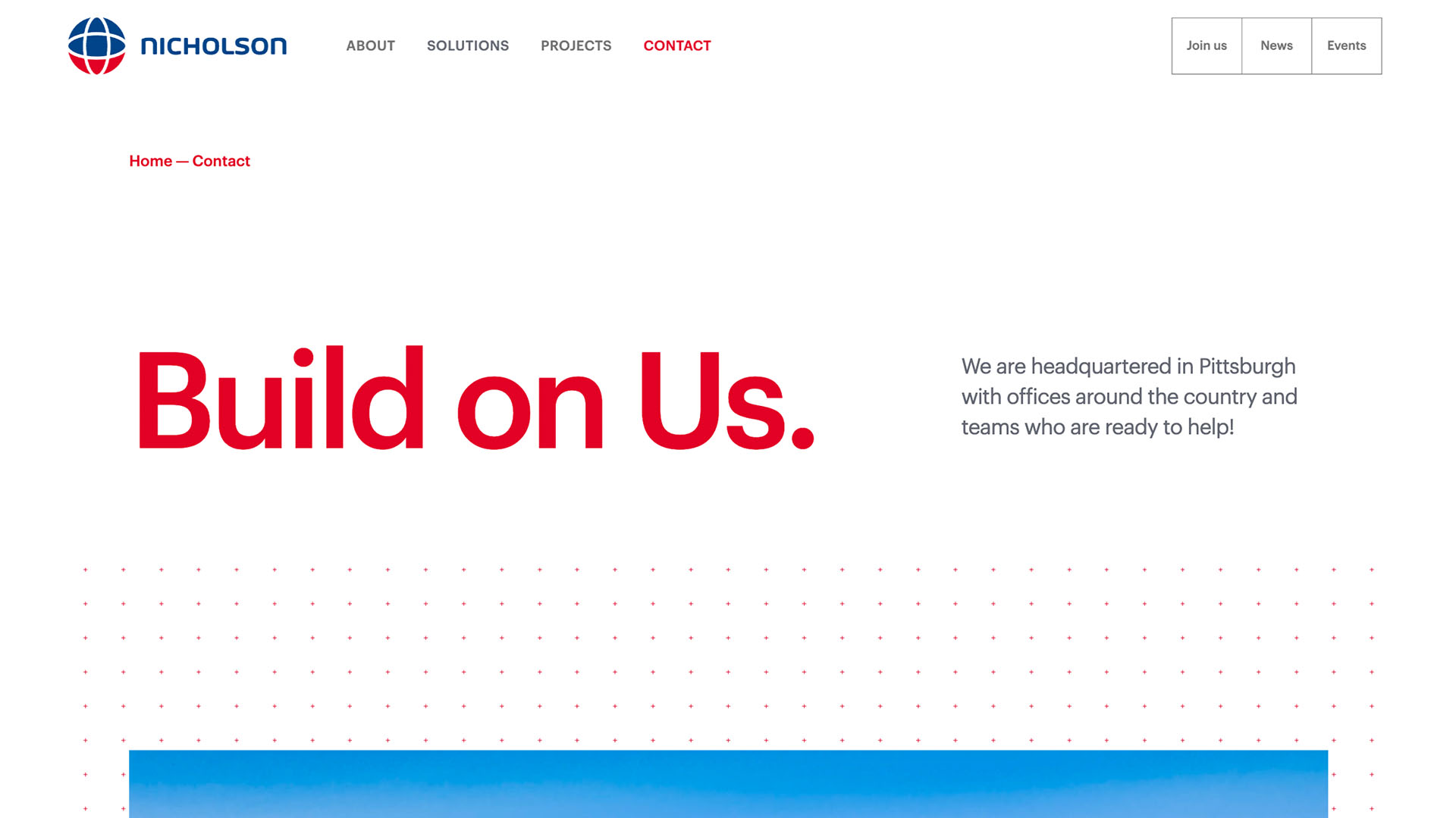 Contact | Nicholson Construction Company