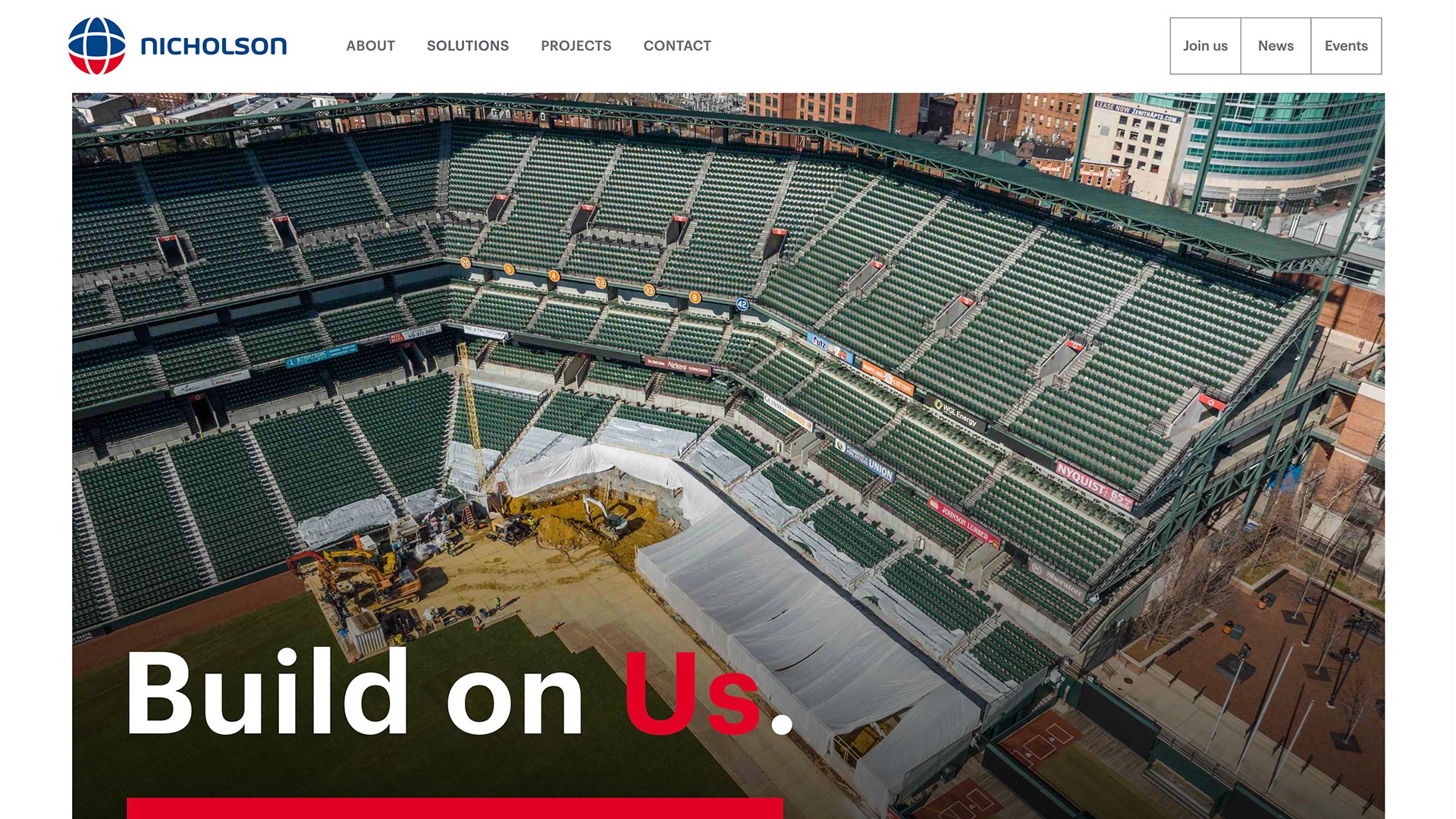 Nicholson Construction Company | Build on Us