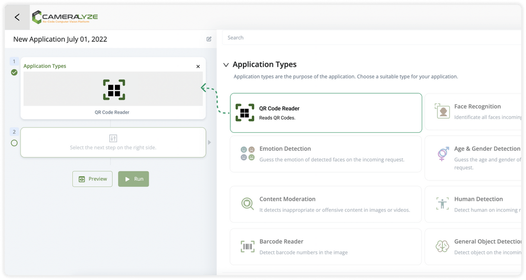 QR Code Reader in Computer Vision