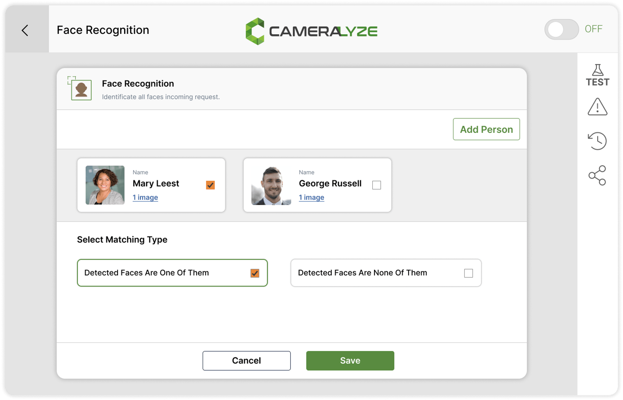 Cameralyze - Face Recognition