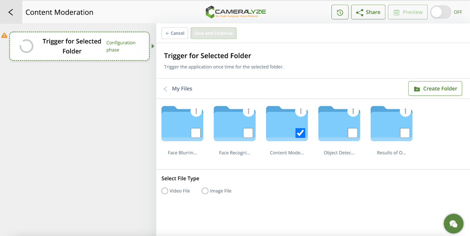 How to Build Content Moderation Application on Cameralyze?
