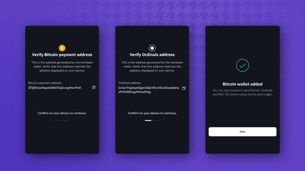 Ledger Hardware Support Comes to Ordinals with Xverse