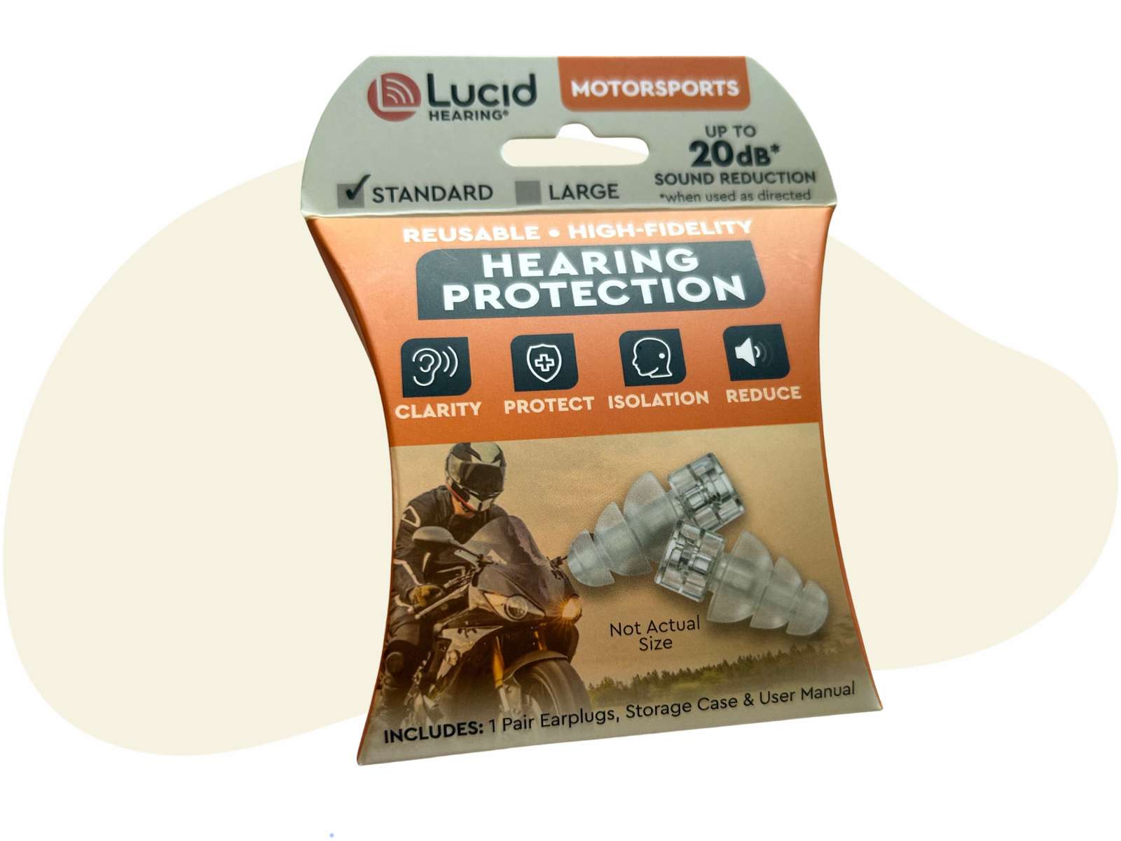 #3. Lucid Hearing Motorsports Earplugs