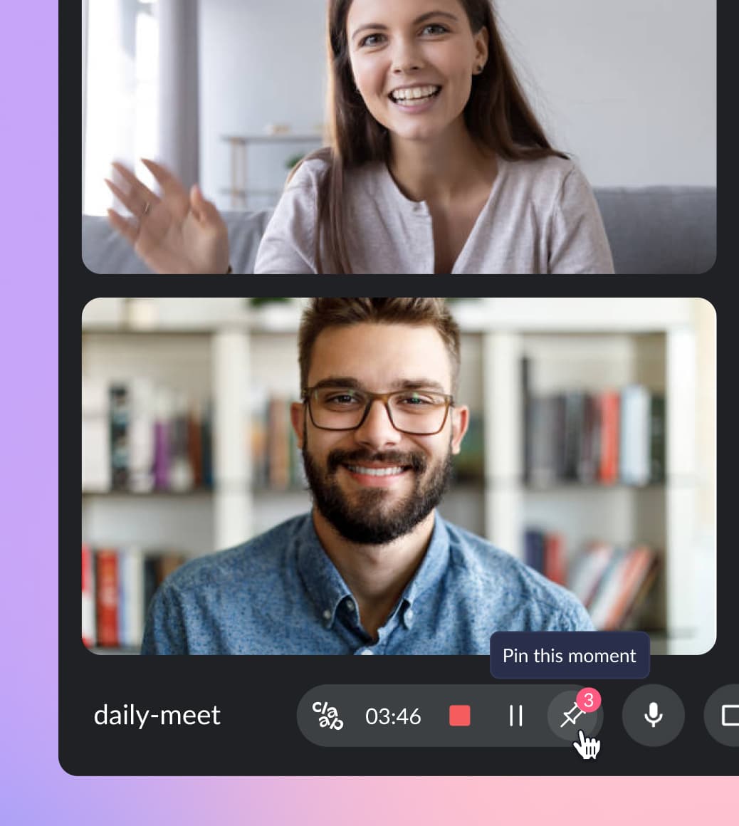 Claap | Summarize Google Meet Recording 50x faster (no bot)