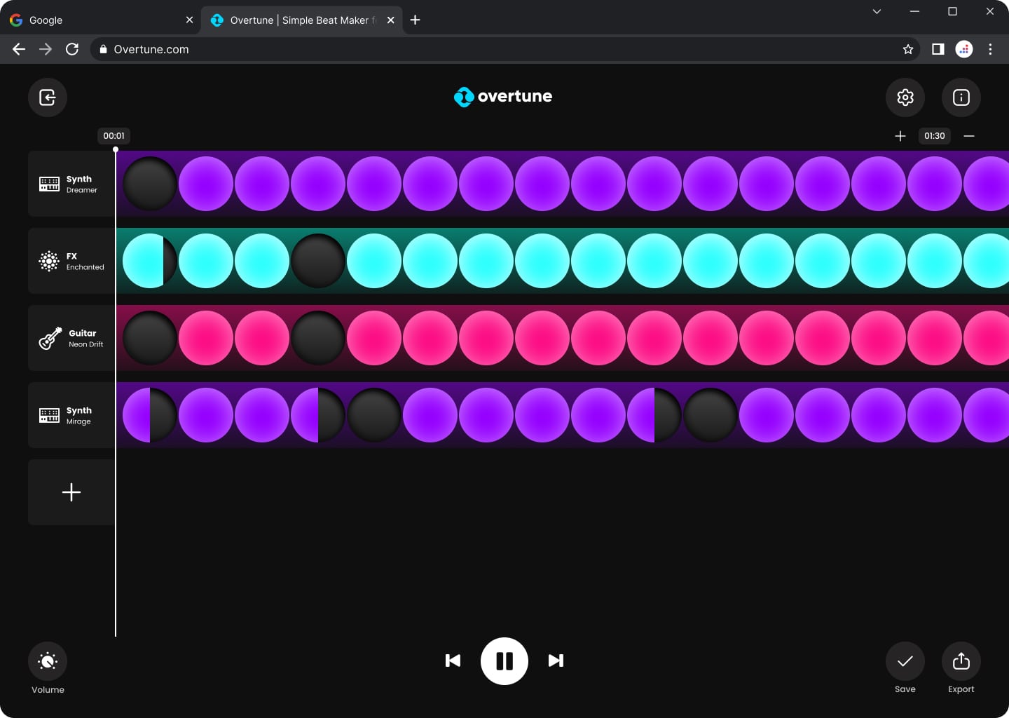 Overtune - Simple Beatmaker