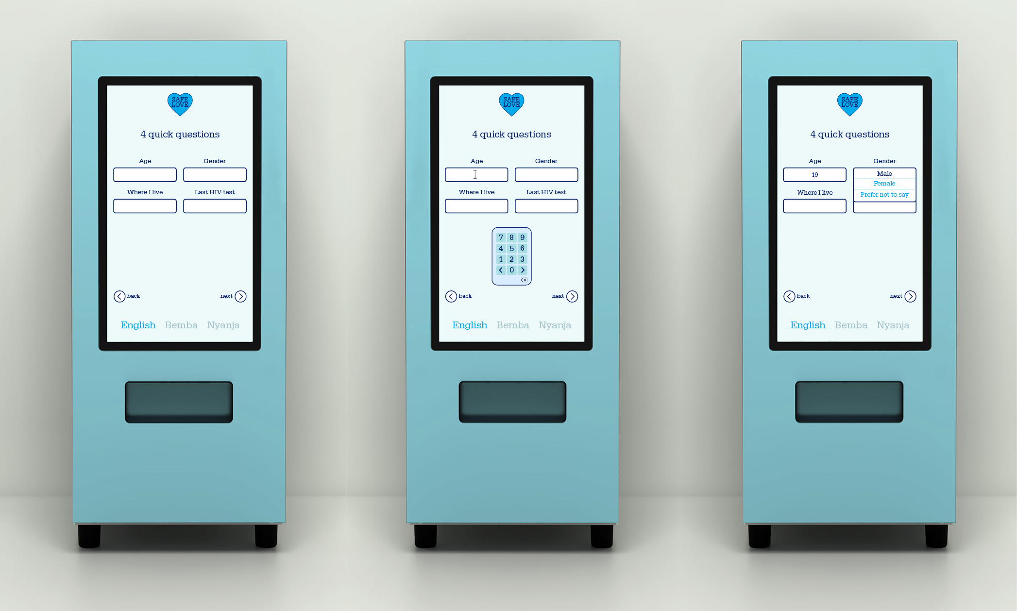 Design Science - HIV self testing vending machine kit for young people ...