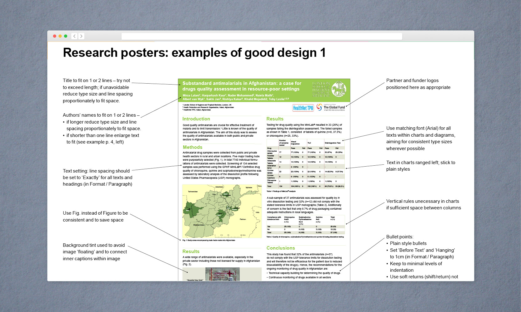 Design Science - Research poster templates for London School of Hygiene ...
