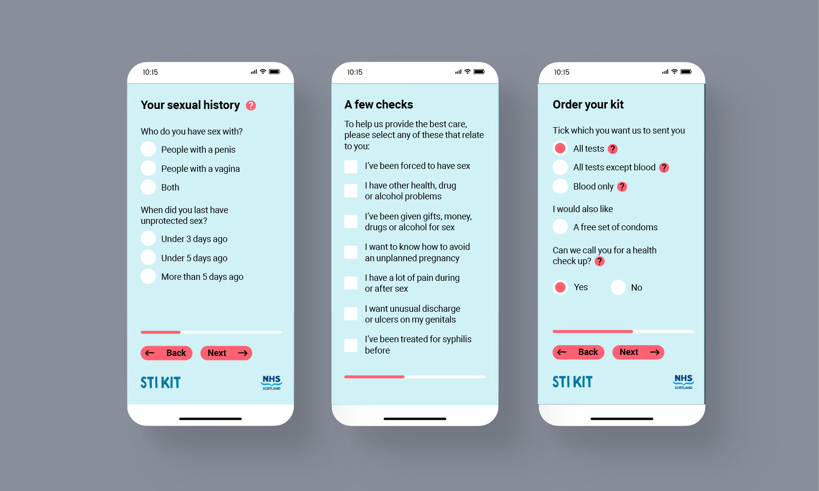 Design Science - National sexual health testing service for NHS Scotland