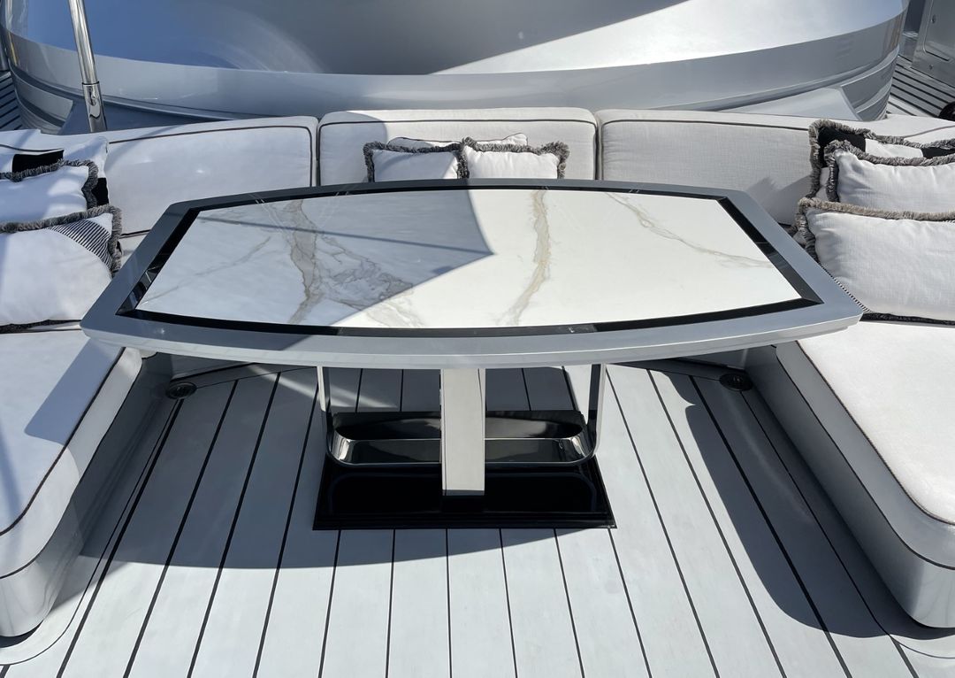 Sofa and coffee table designed by PINTO DESIGN