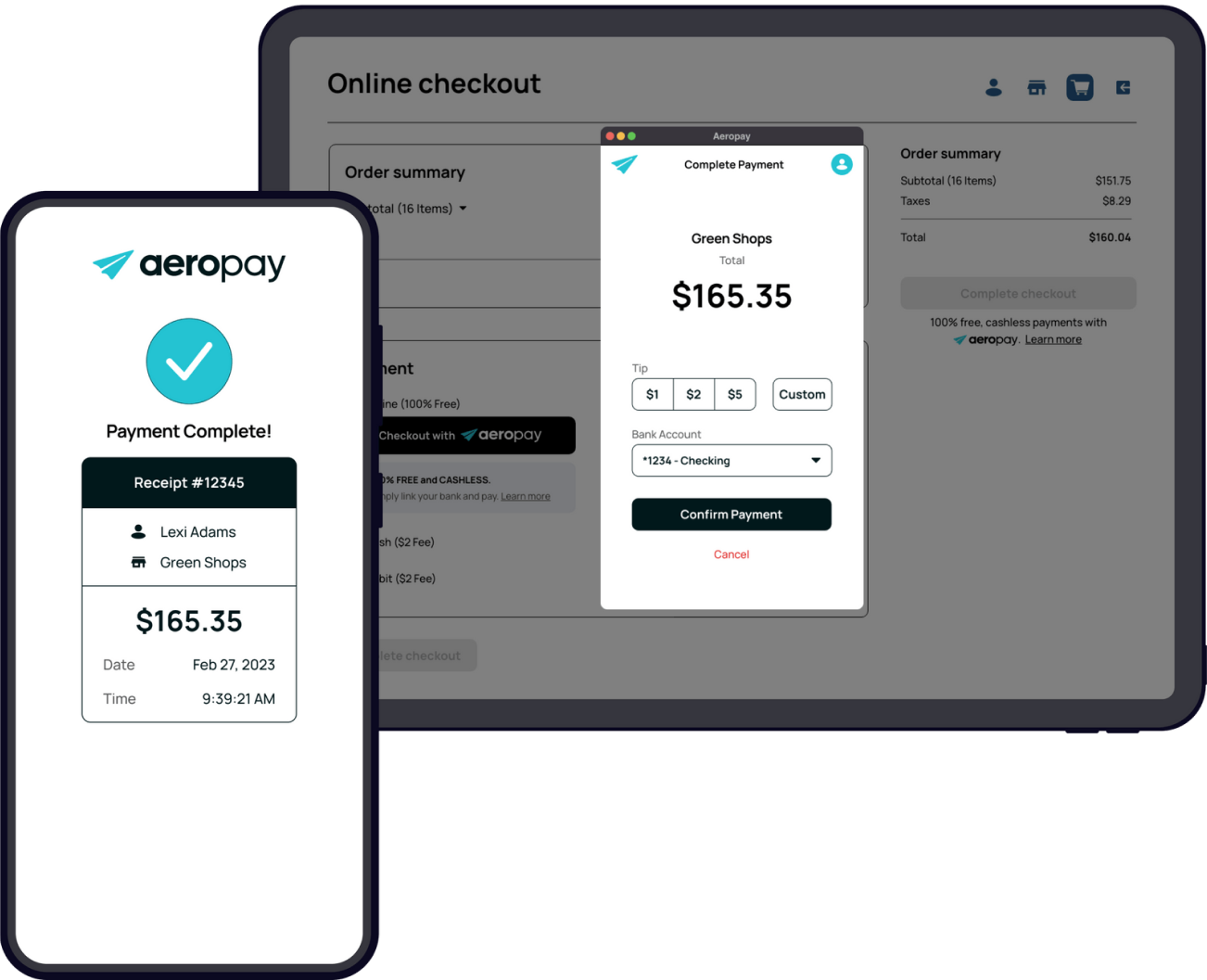Aeropay | Secure Bank Transfer Payments