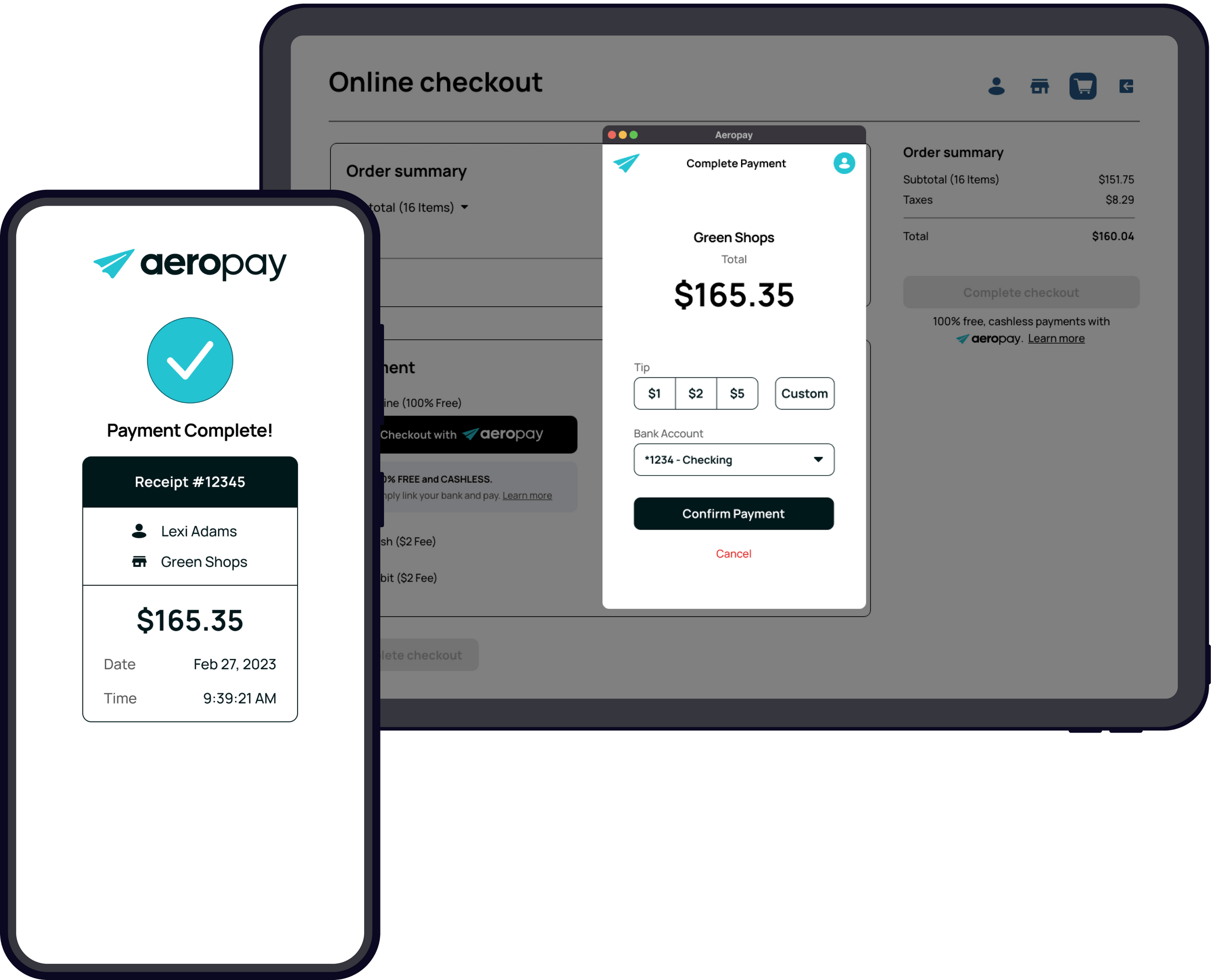 Aeropay Products Payments Widget Sdk