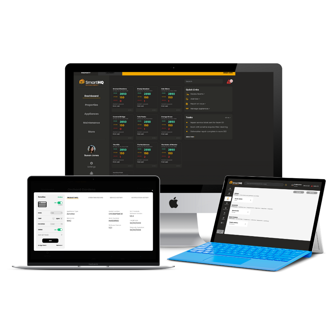 Smart Property Management: Real-Time Monitoring & Appliance Insights