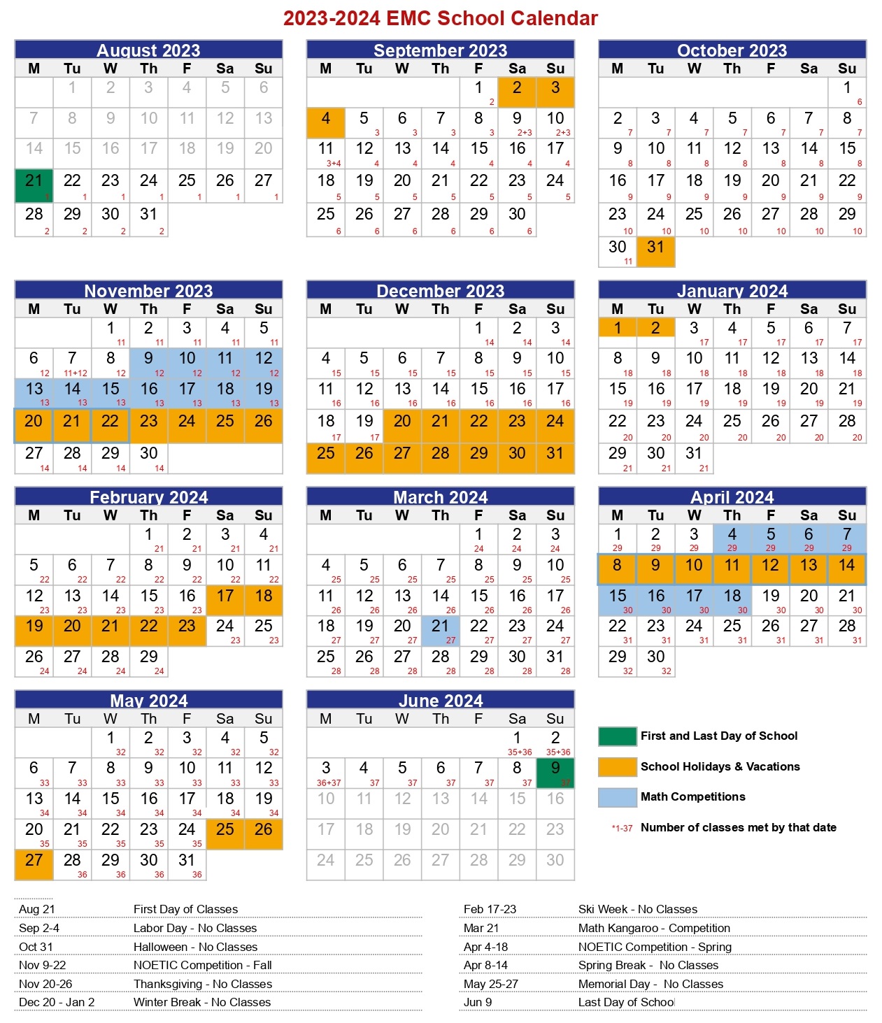 Calendar