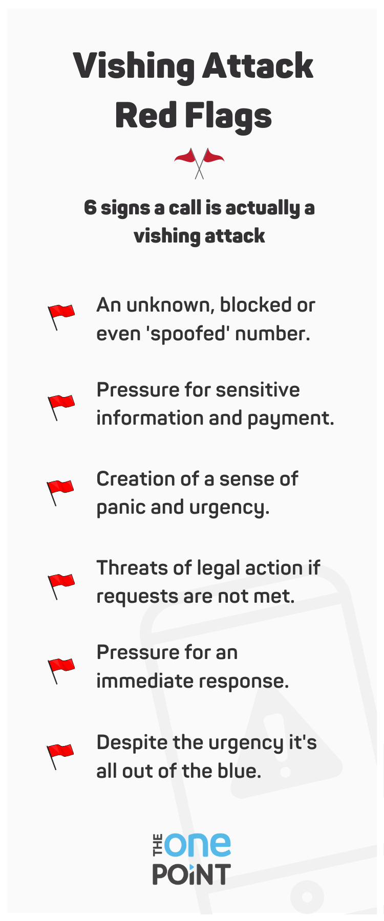 The One Point - Vishing: Spot the red flags and protect your business