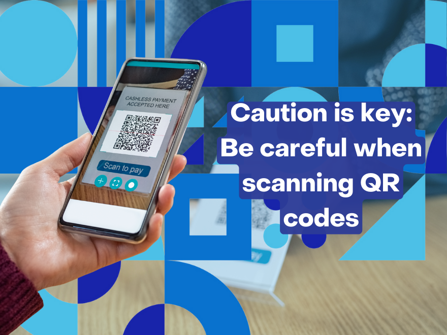 The One Point - Caution is key: Be careful when scanning QR codes.