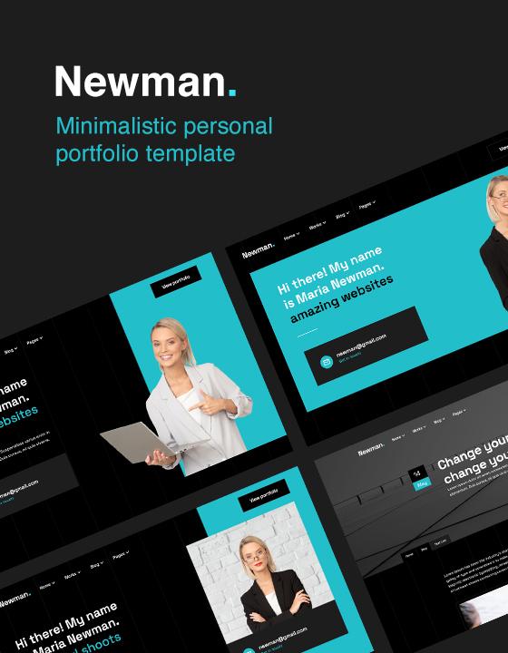 Newman - Portfolio Website Template
